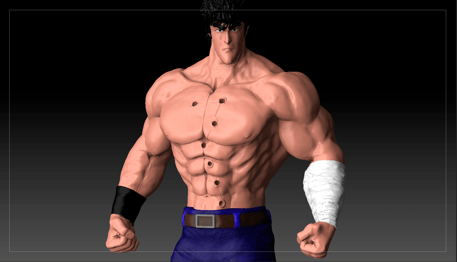 3D file KEN SHIRO FIST OF THE NORTH STAR HOKUTO NO KEN STL 3D 🤜・3D ...