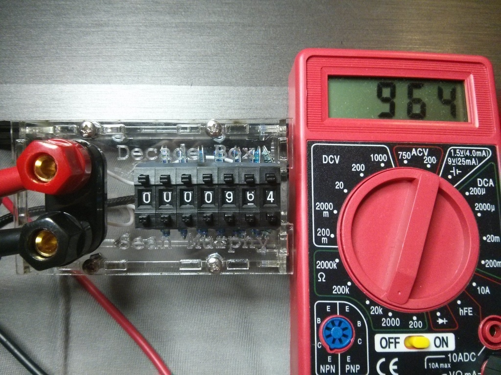 Free 3D file Decade Resistor Box・Template to download and 3D print・Cults