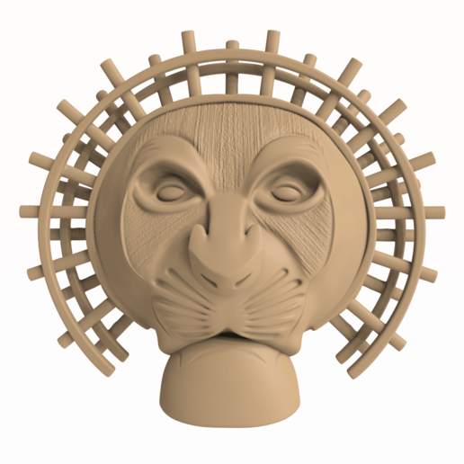 Download 3D model Mufasa Mask musical Lion King ・ Cults