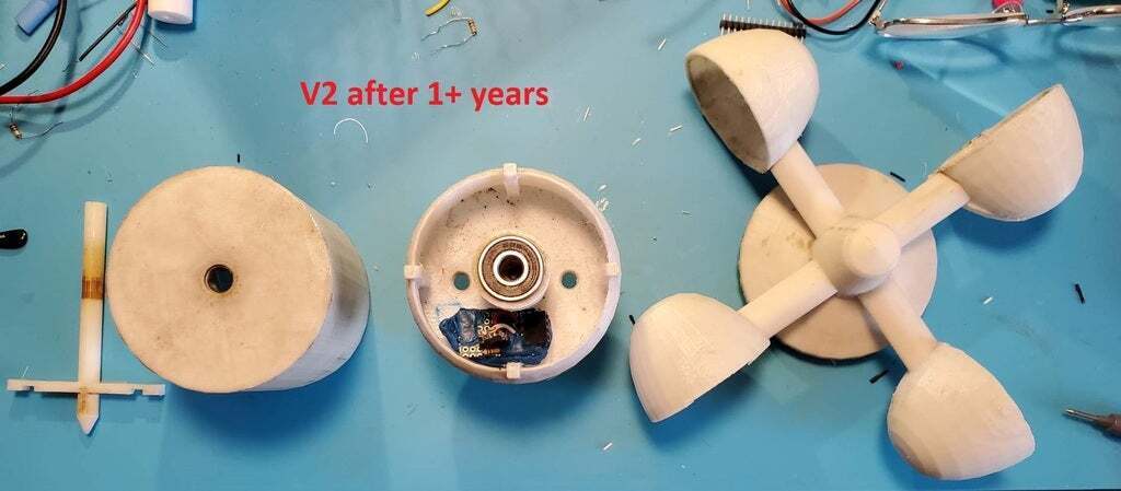 Free STL file Wind speed gauge - Anemometer V3.0・3D printable model to ...