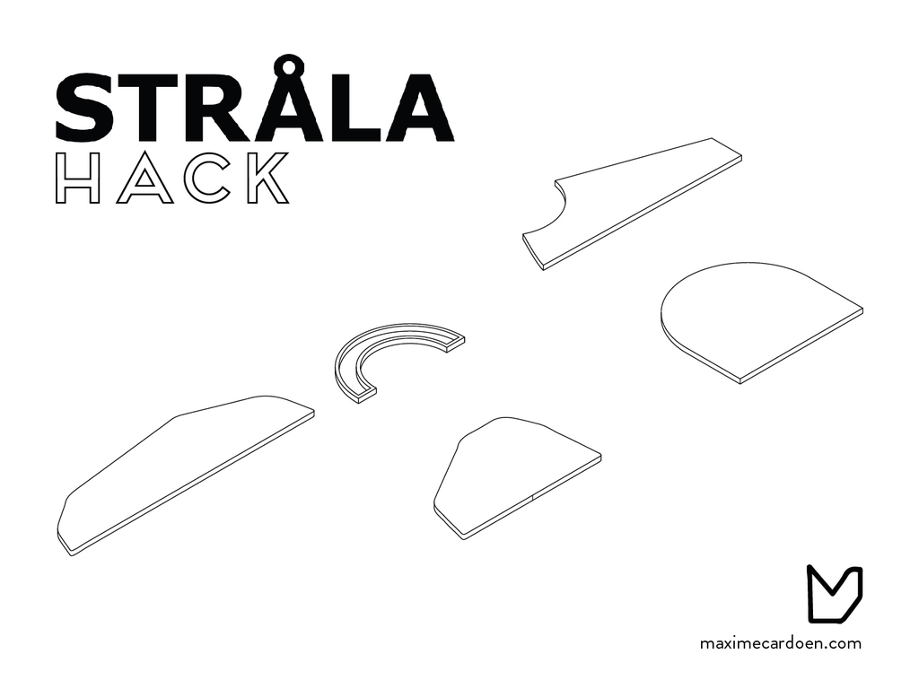Free 3D file STRÅLA HACK Lamp 🔦・Model to download and 3D print・Cults