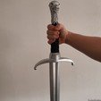 Download STL file Longclaw Sword- Jon Snow's Sword of Game of Thrones ...
