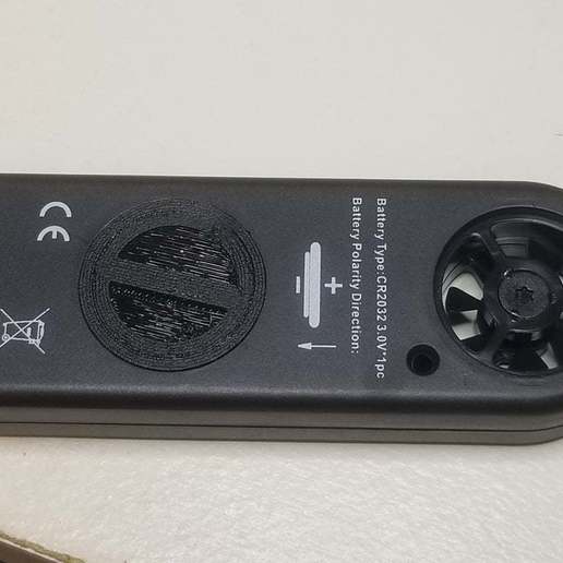 Download free STL file BTMeter Anemometer Battery Cover • Template to ...