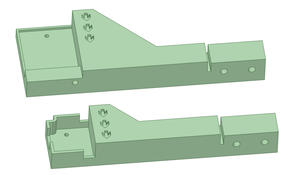 Fichier STL gratuit Ender 2 Support de capteur de filament de sortie 🪢 ...