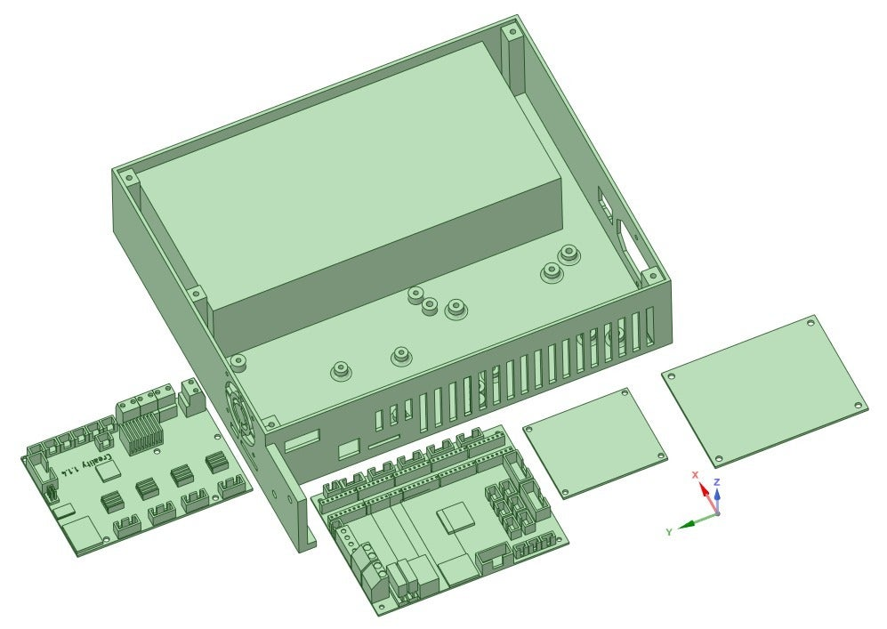Free STL file Ender 3 / Ender 3 Pro - Creality 1.1.4 or SKR 1.3 or MKS Gen L External Enclosure ...