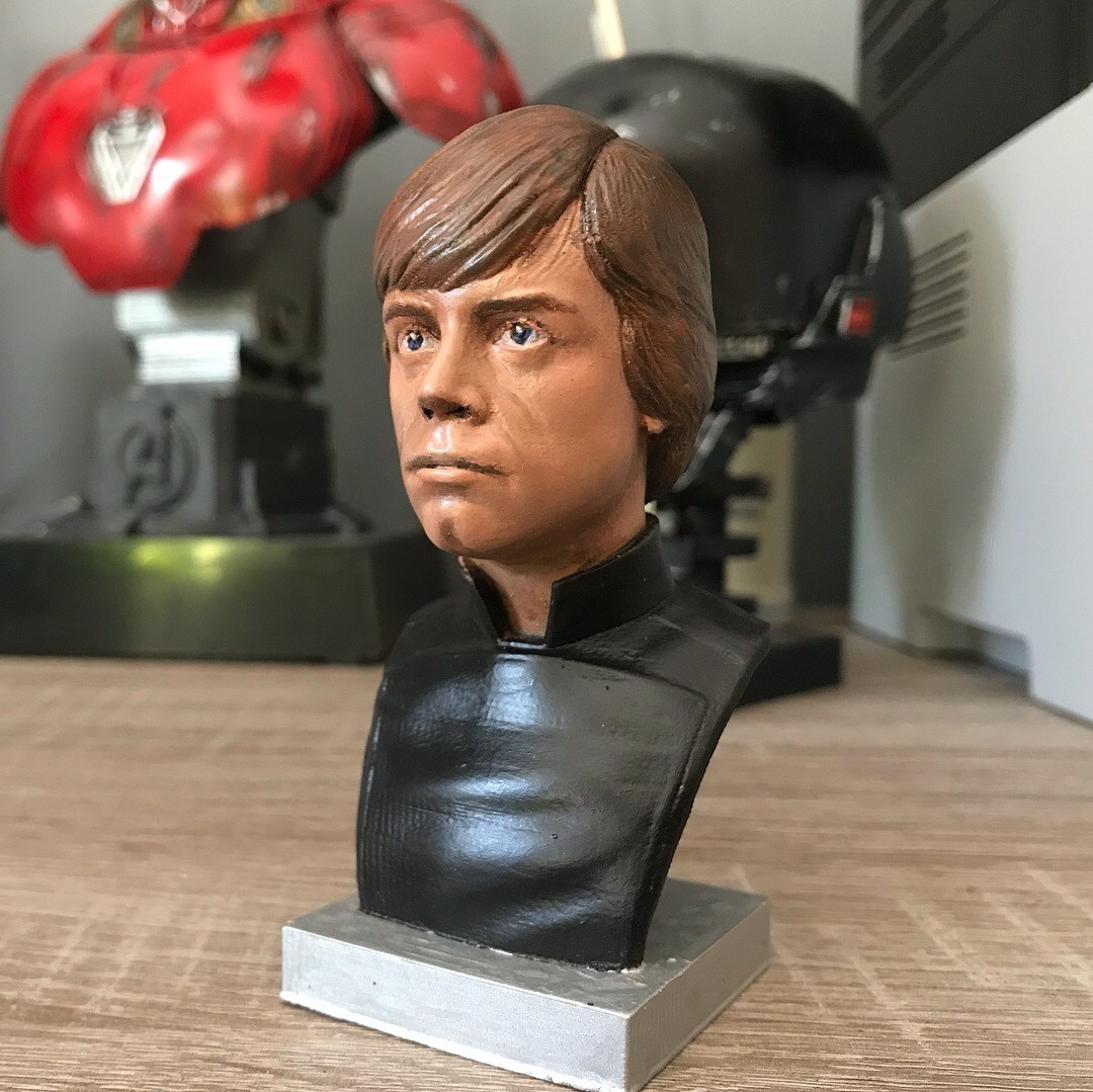 3D printing Luke Skywalker v2 • made with Tevo Tornado・Cults