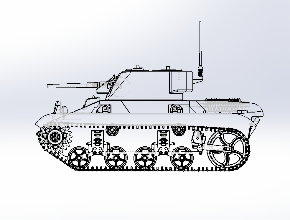 Free 3D file M-22 tank 🪖・3D printing template to download・Cults