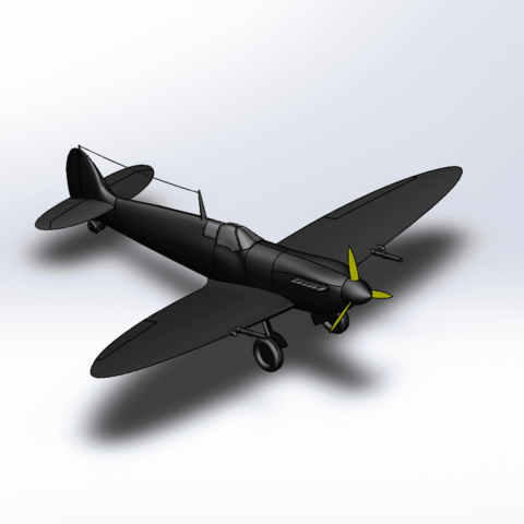 Download free STL file Supermarine Spitfire • 3D printable template ・ Cults