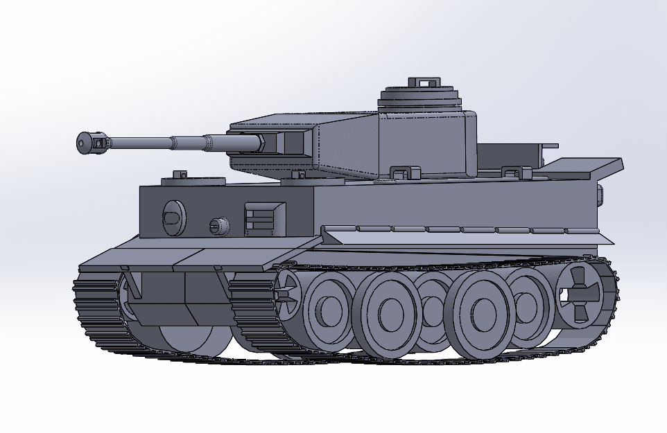 Free 3D file Tiger I, German Tank・3D print model to download・Cults