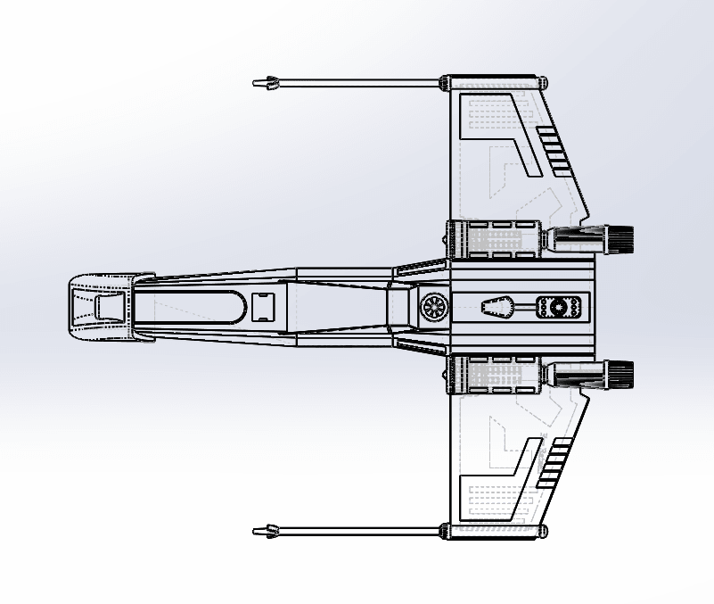 Free 3D file X-Wing Star Wars 🚀・3D printable model to download・Cults