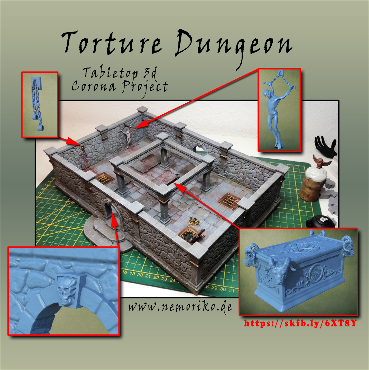 OBJ file Nemoriko´s : Dungeon Victim - Prisoner - Opfer・Model to ...