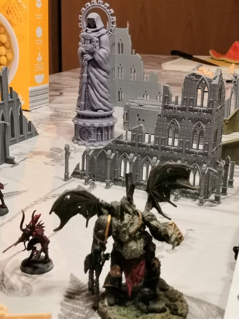 OBJ file Tabletop Martian Tech Mechanical Priest Statue・3D printing ...