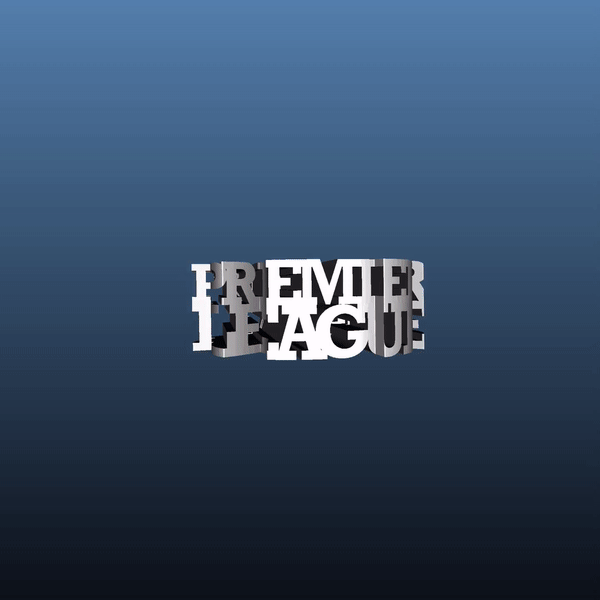 STL file Text Flip, Premier League・Model to download and 3D print・Cults