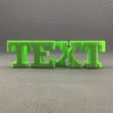 Download free 3D printing models Text Flip, Text Flip ・ Cults