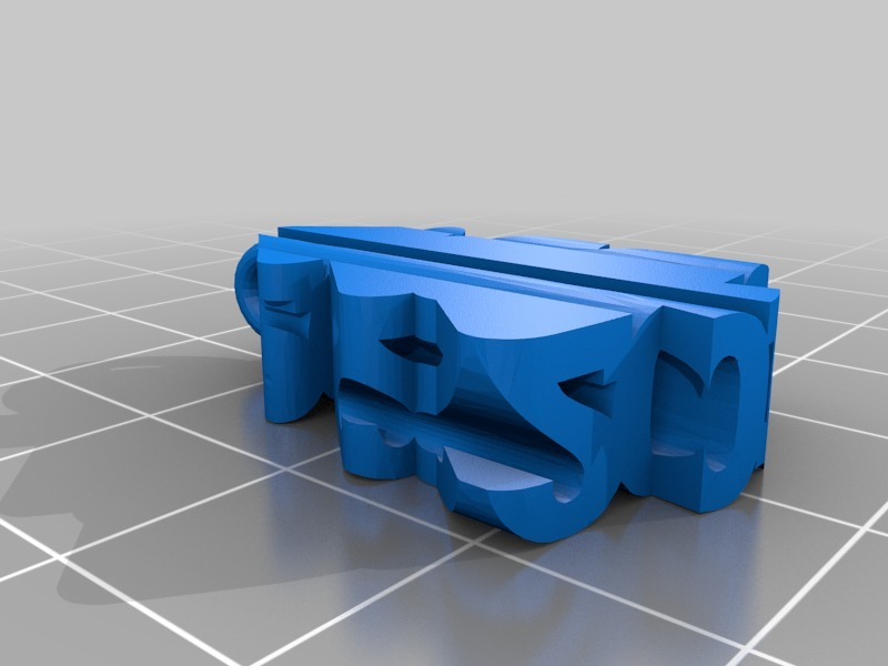 Free STL file Text Flip, 2019 - ornaments・3D print model to download・Cults