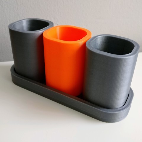 Download free STL file Modular pen holder • Design to 3D print ・ Cults