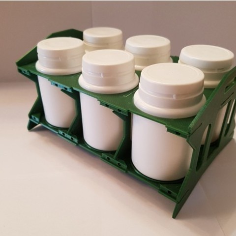 Download free 3D printing designs Bottle / chewing gum rack storage ...