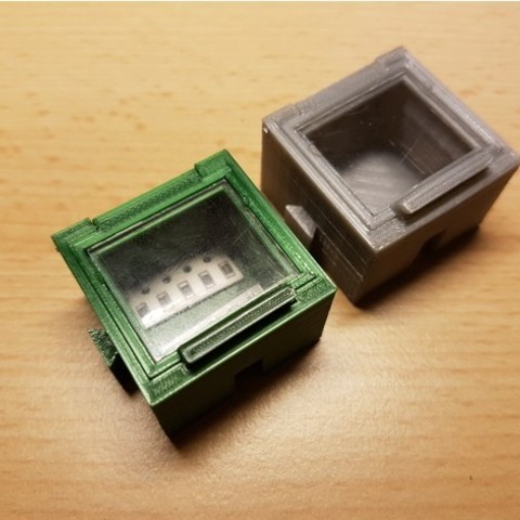Download free STL file SMD SMT Connectable Container Box with plastic ...