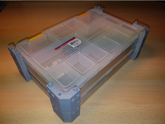 Free STL file Universal stanley organizer shelving system storage ...