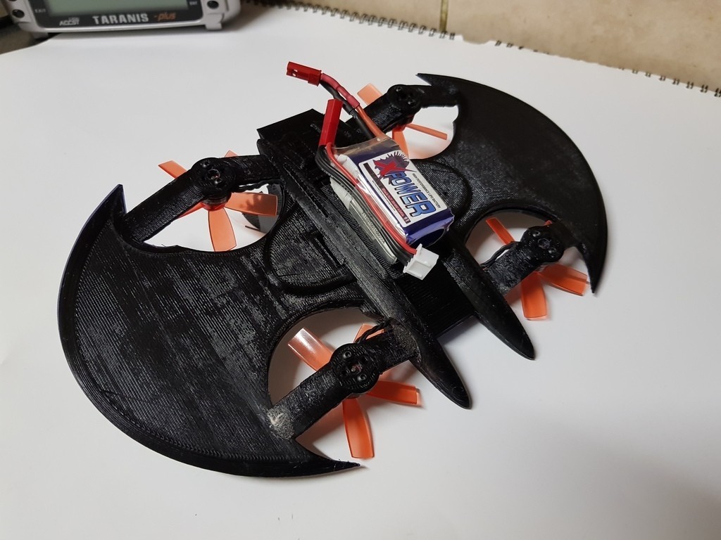 Free STL file RC Bat Plane Quadcopter 🦇・3D printer design to download・Cults