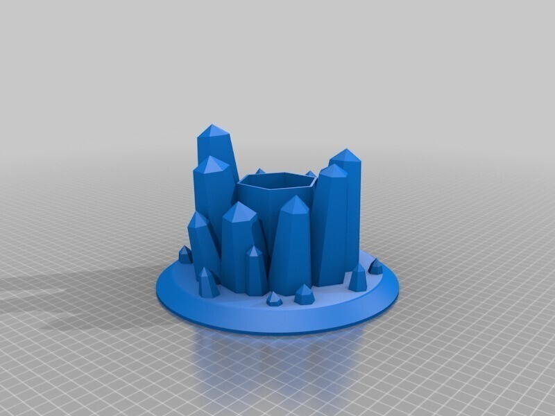 Free STL file Crystal Planter・3D print design to download・Cults