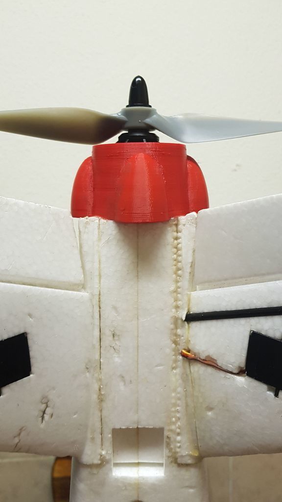 Free STL file UAV Mini Talon Motor Mount Cowl・3D printer design to ...