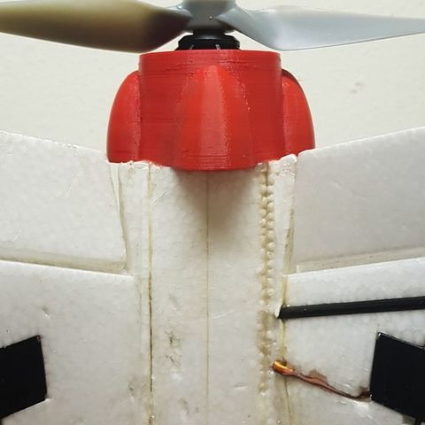 Download free STL file UAV Mini Talon Motor Mount Cowl • 3D printable ...