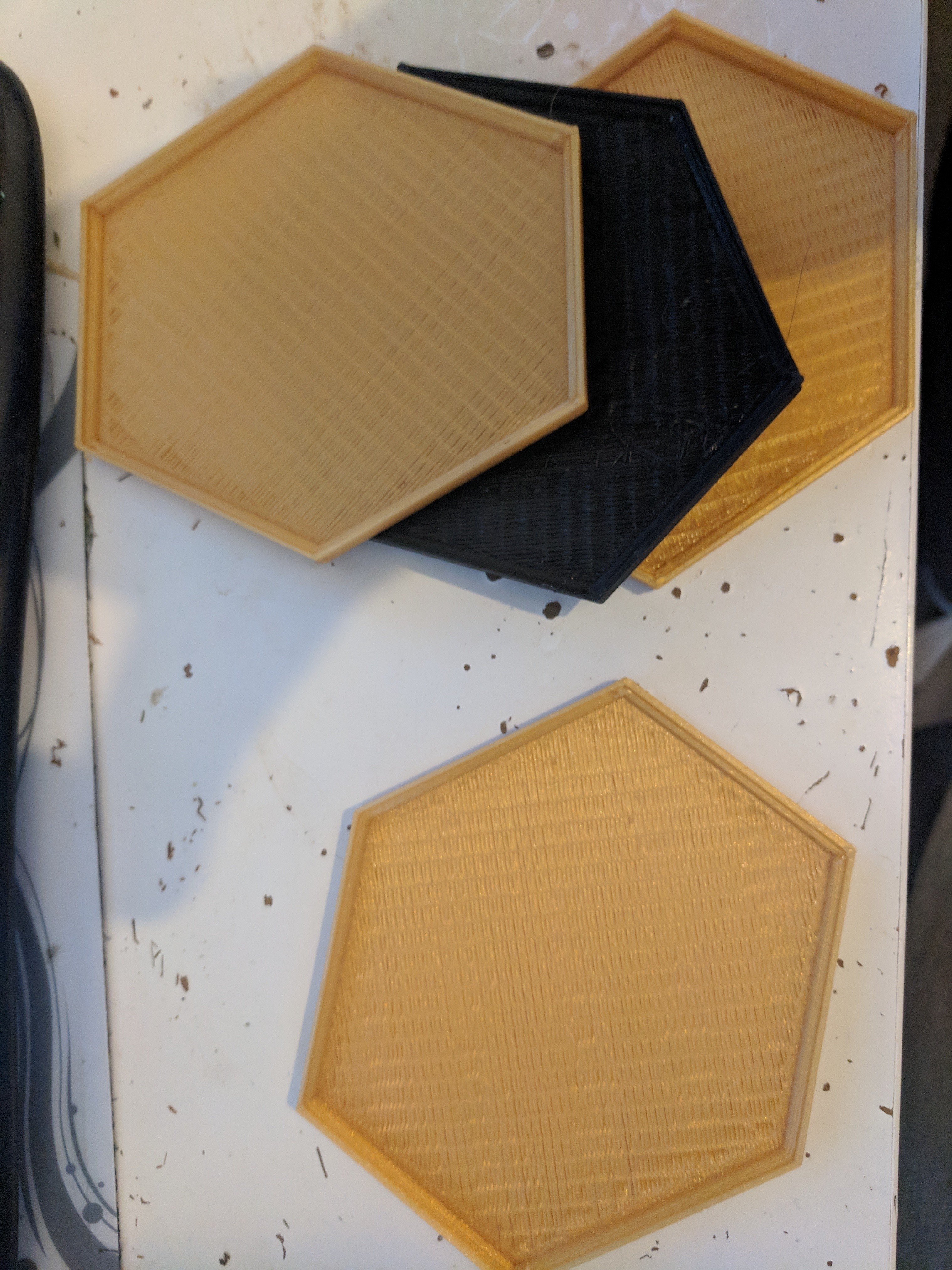 Free STL file Hexagon Coaster・3D print object to download・Cults