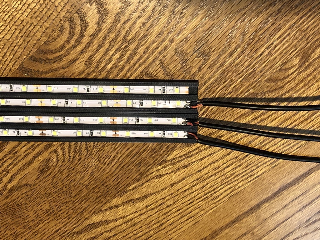 Free 3D file LED Strip Holder・3D printing model to download・Cults