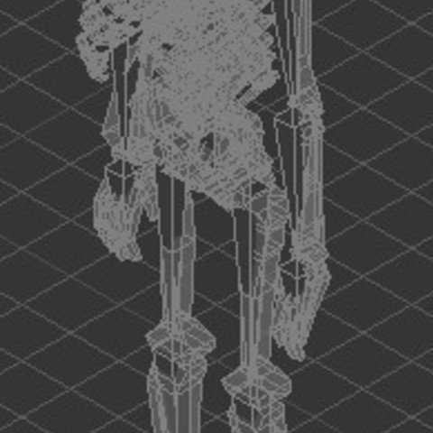 Download 3D printer templates Low poly skeleton ・ Cults