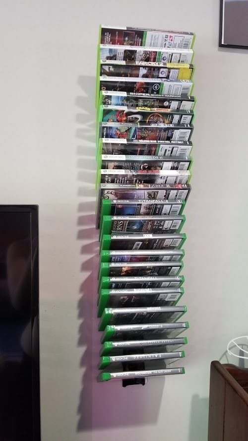 Free 3D file Stackable DVD Blu-Ray Wall Rack 📀・3D printer design to ...