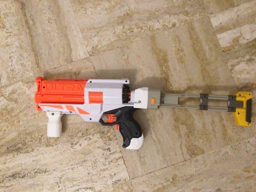 Fichier 3D gratuit Nerf Ultra 2 stock adapteur・Design pour impression ...