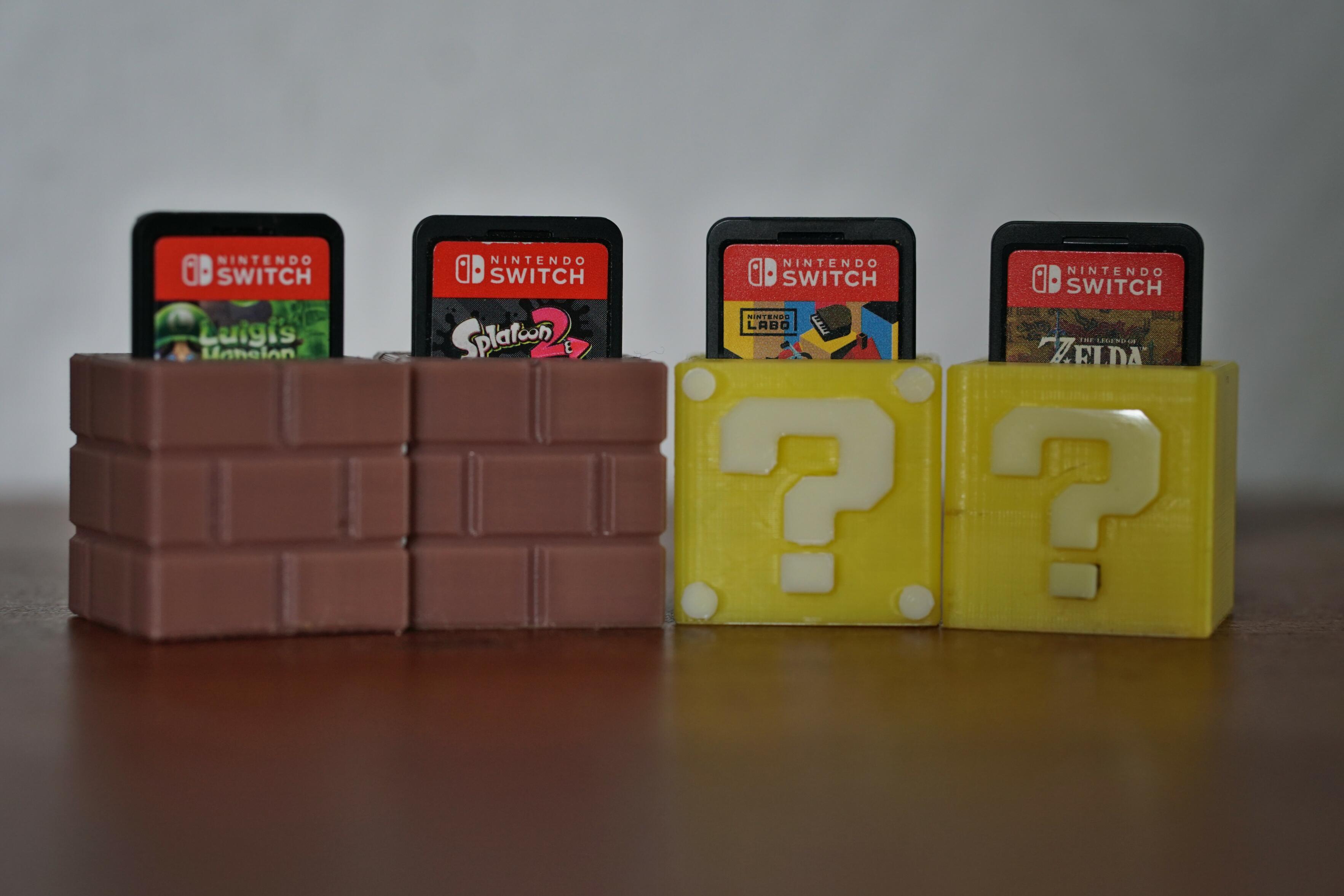 STL file Switch games holders - Mario boxes・3D printing design to ...