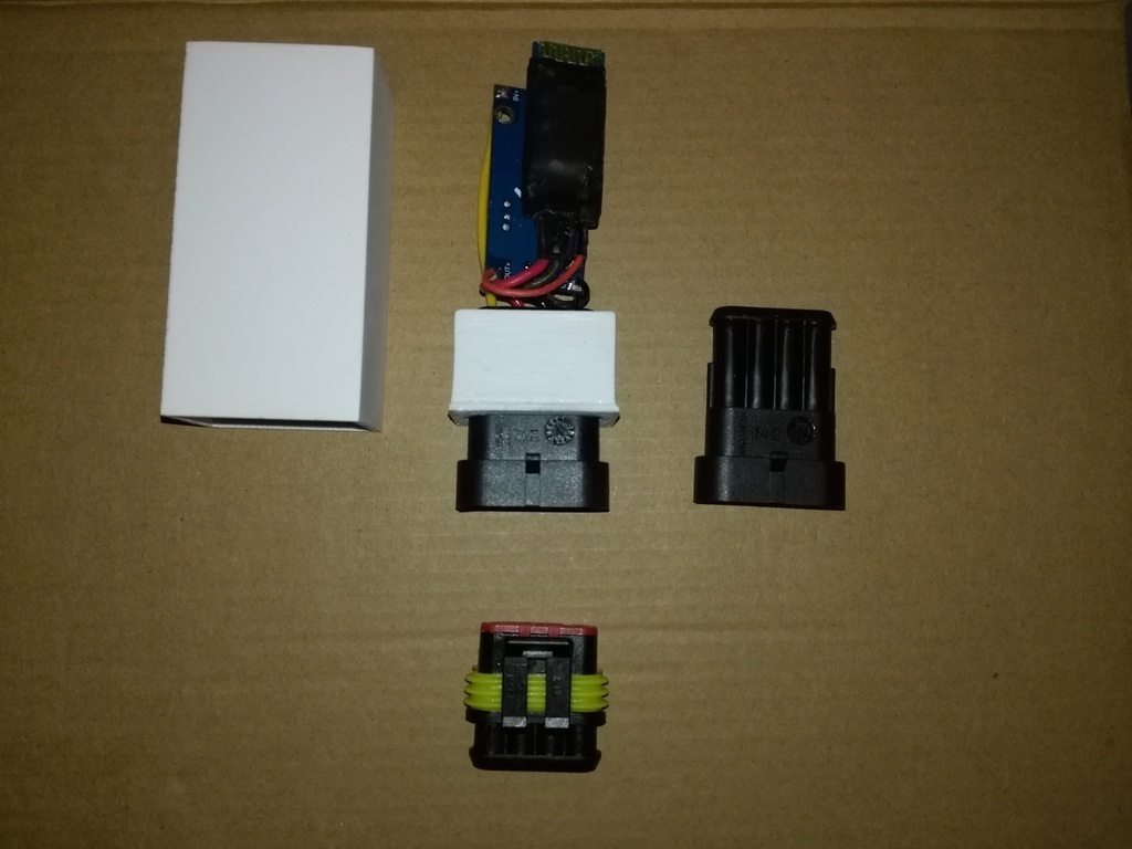 Free 3D file Case/Box for Superseal Socket/Connector (4 pin)・3D print ...