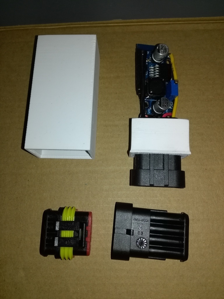 Free 3D file Case/Box for Superseal Socket/Connector (4 pin)・3D print ...