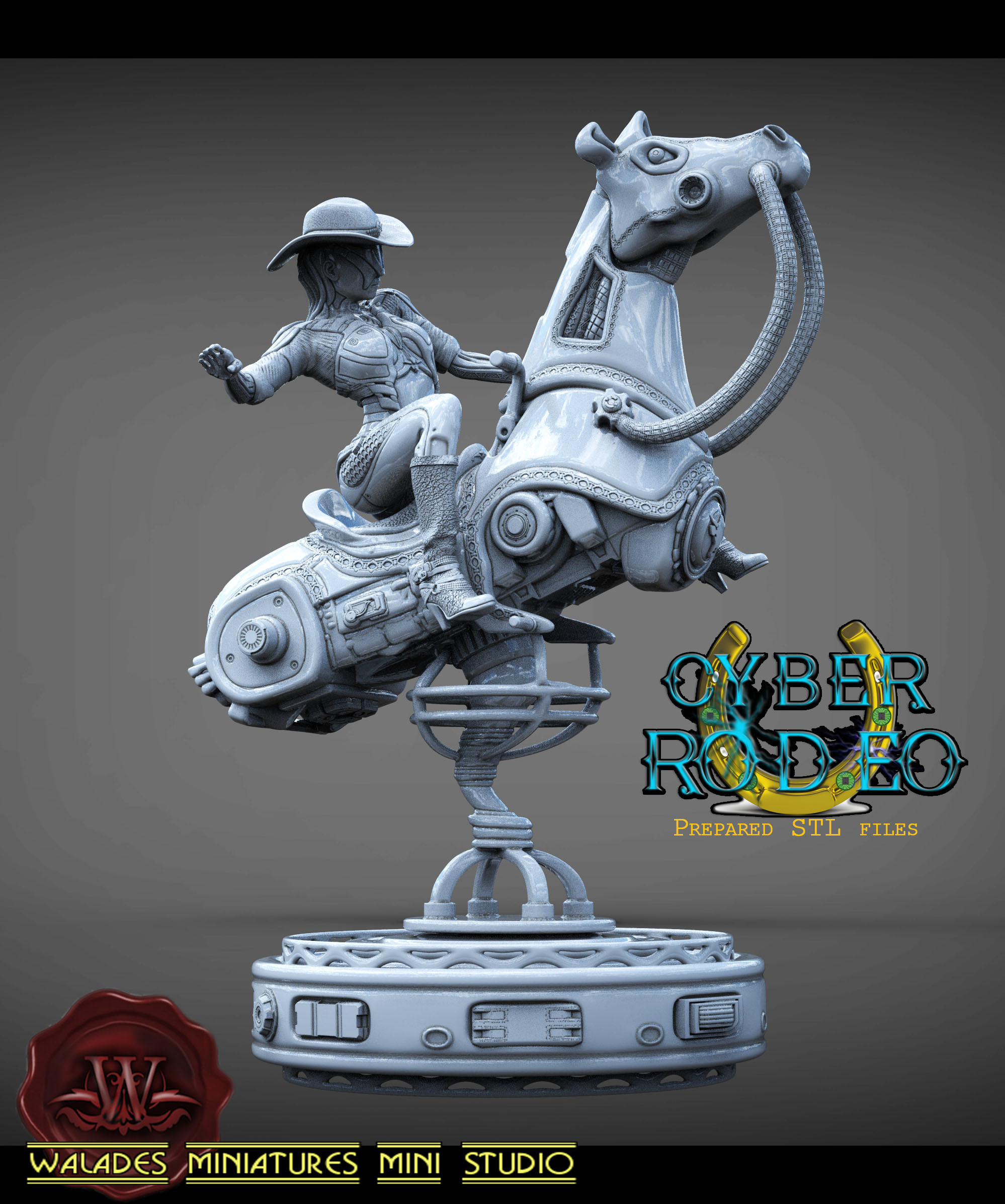 Download STL file Сyber Rodeo • 3D print model ・ Cults