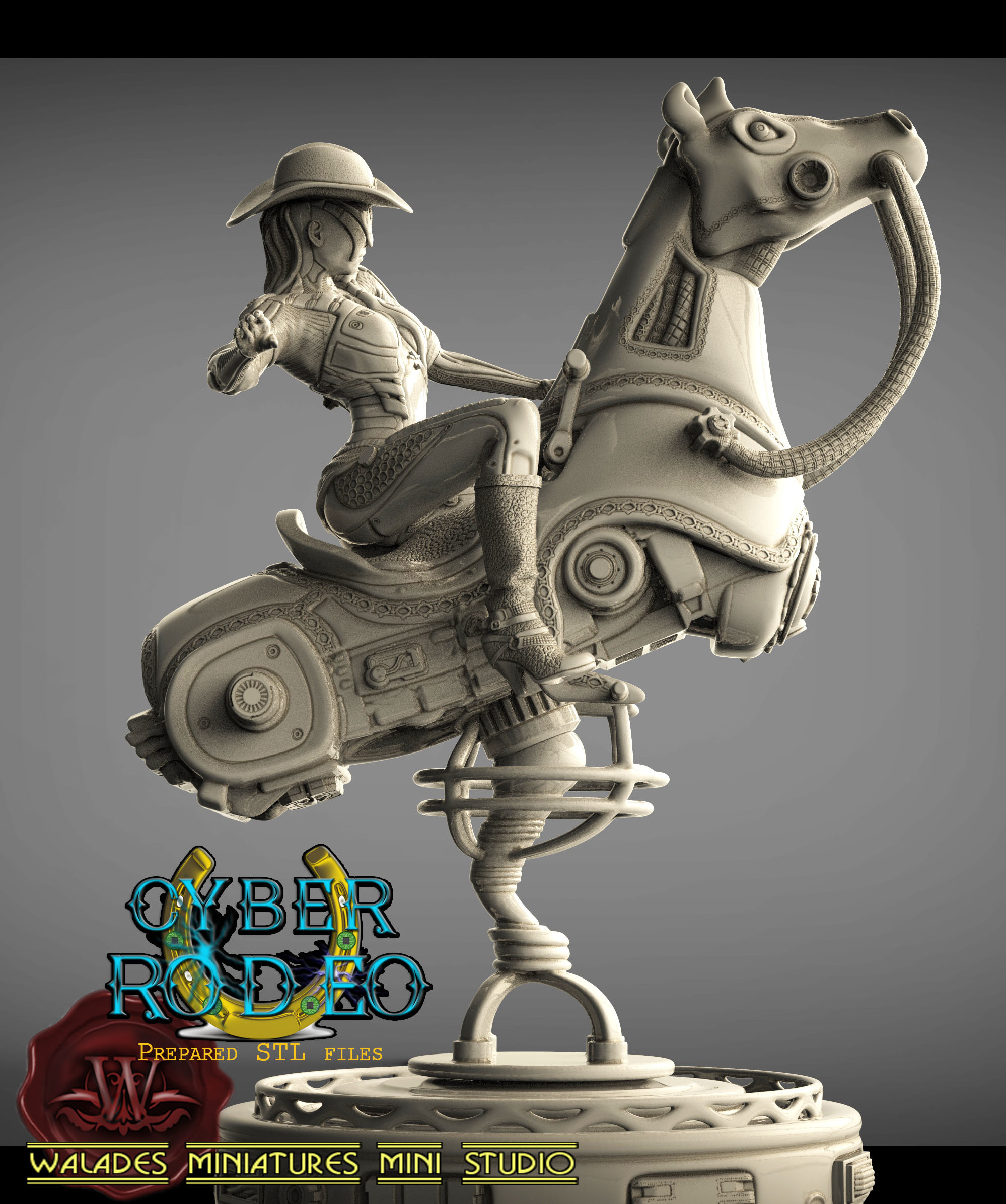 3D file Сyber Rodeo・3D print model to download・Cults