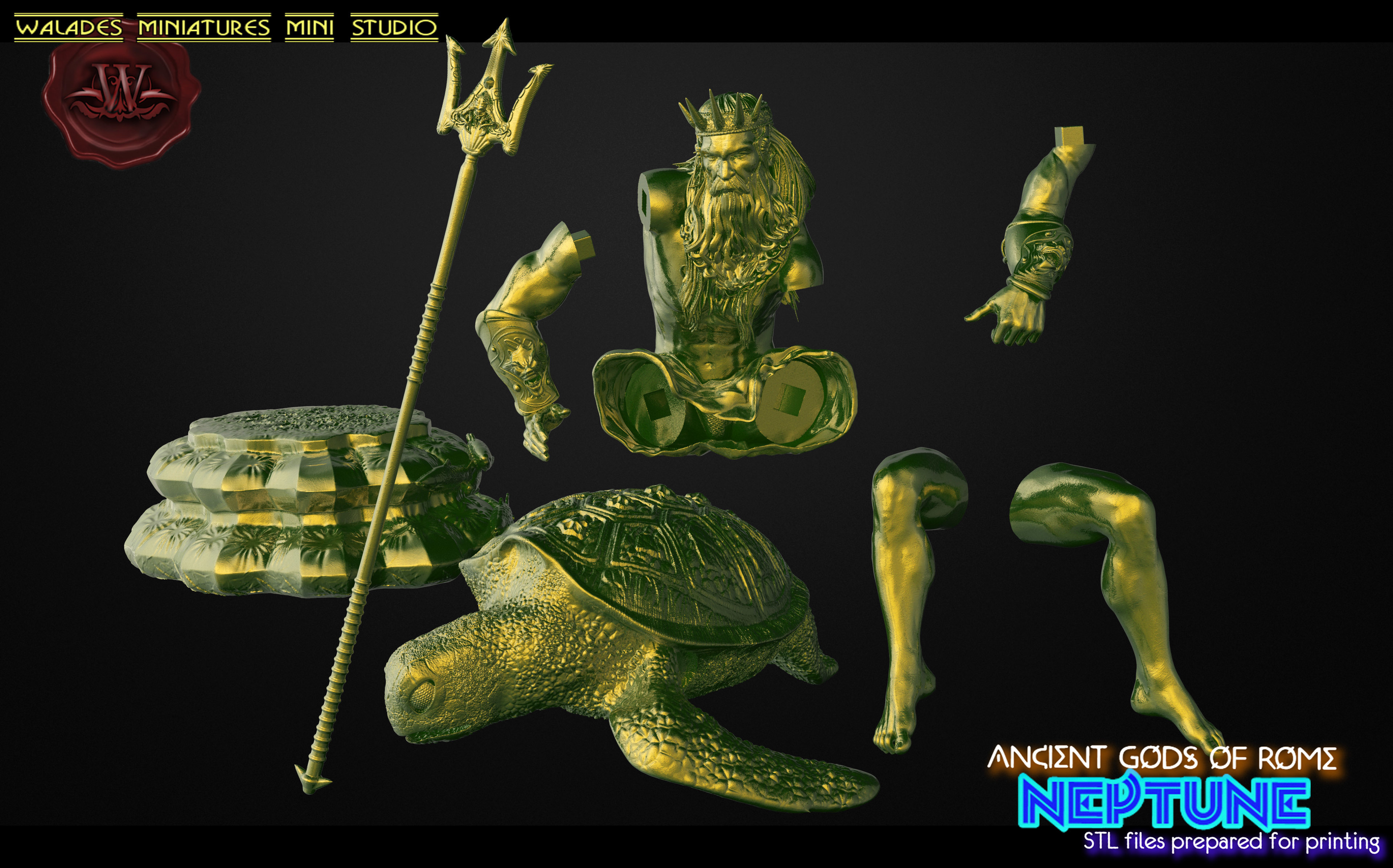 3D file Neptune 🎨・Model to download and 3D print・Cults