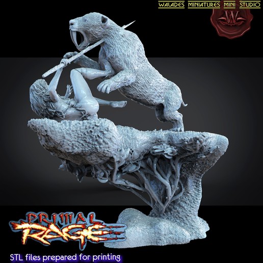 Download STL file Primal Rage • 3D printable design ・ Cults