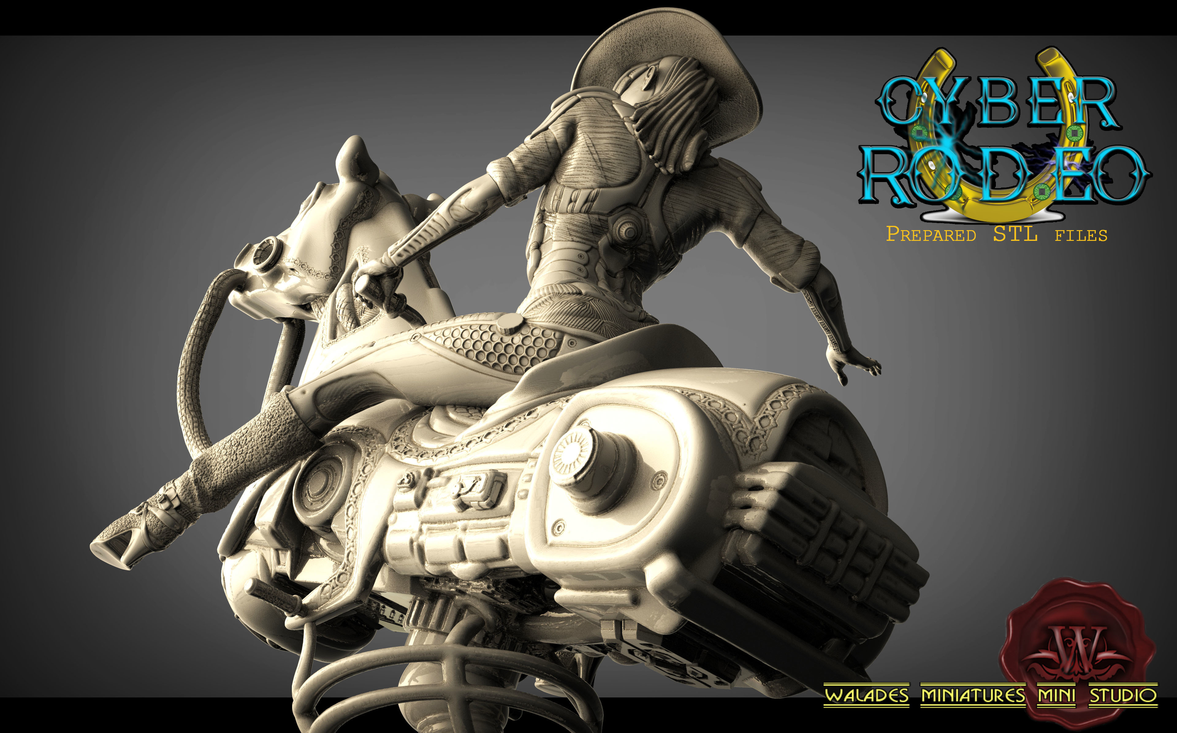 3D file Сyber Rodeo・3D print model to download・Cults