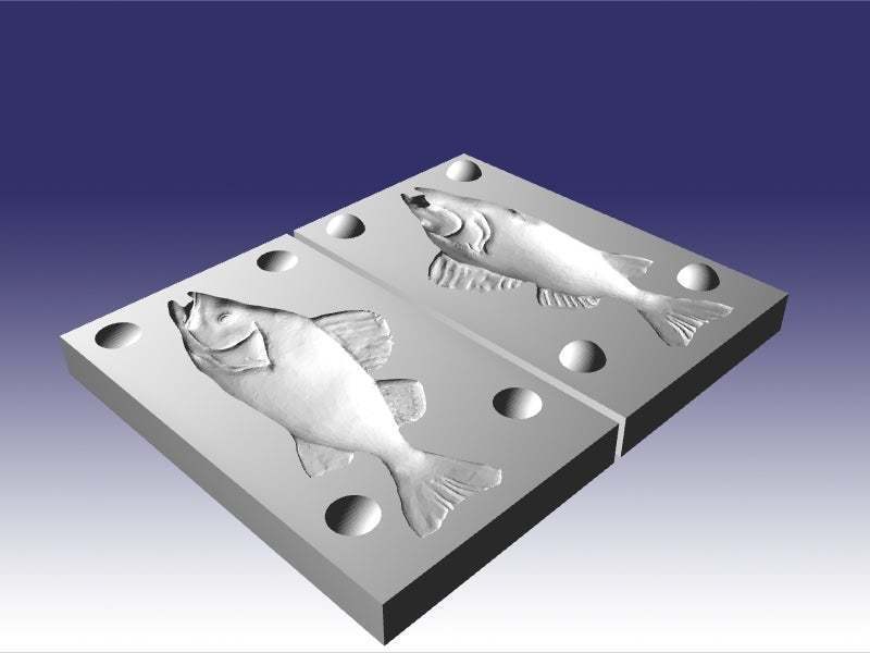 Free STL file Fish mold 🐠・3D printable model to download・Cults