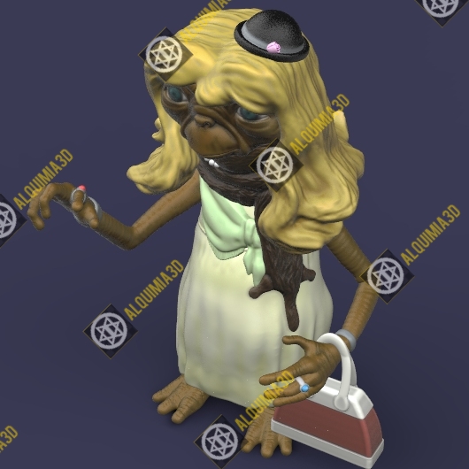 Archivo OBJ ET Dress 👗・Diseño para descargar y imprimir en 3D・Cults