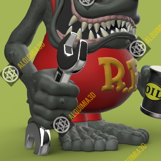 OBJ file RAT FINK 🐀・3D printable design to download・Cults