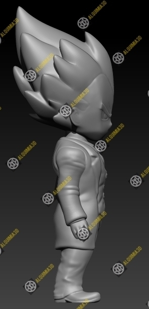 Archivo OBJ VEGETA CAKE TOPPER・Diseño para descargar y imprimir en 3D・Cults