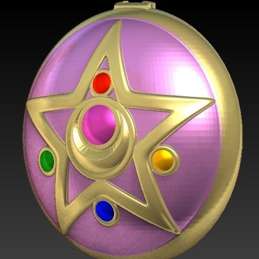Download OBJ file sailor moon crystal compact • 3D print model ・ Cults
