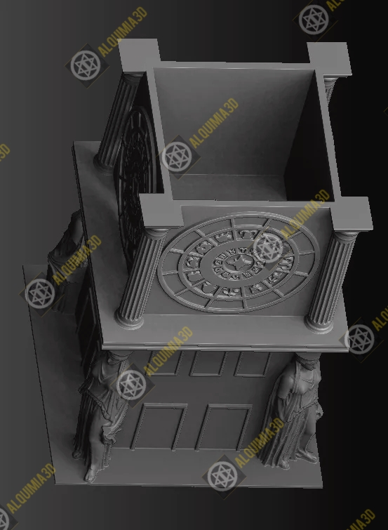 OBJ file Saint Seiya clock tower 🕰️・3D printable design to download・Cults