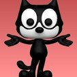 Download STL file Felix the cat • 3D printer model ・ Cults