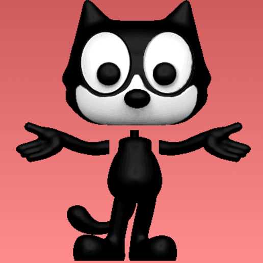 Download STL file Felix the cat • 3D printer model ・ Cults