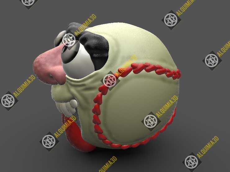 Archivo OBJ monster ball 👹・Plan de impresión en 3D para descargar・Cults