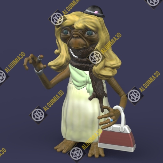 Archivo OBJ ET Dress 👗・Diseño para descargar y imprimir en 3D・Cults